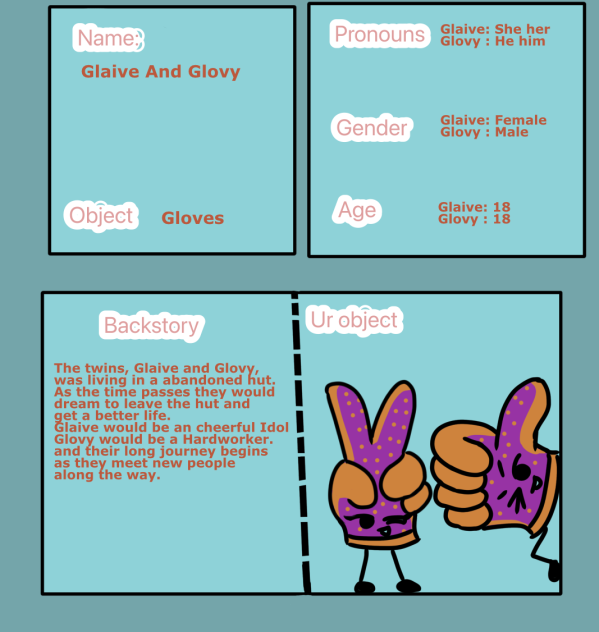 silly goofy object show chars - ibisPaint