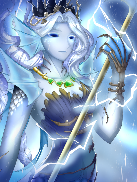 Halberd of Silence Naiad - ibisPaint