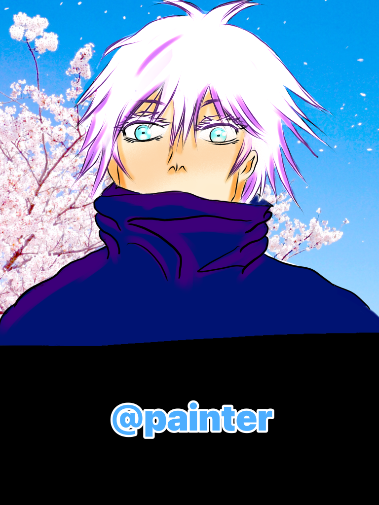 Satoru gojo - ibisPaint