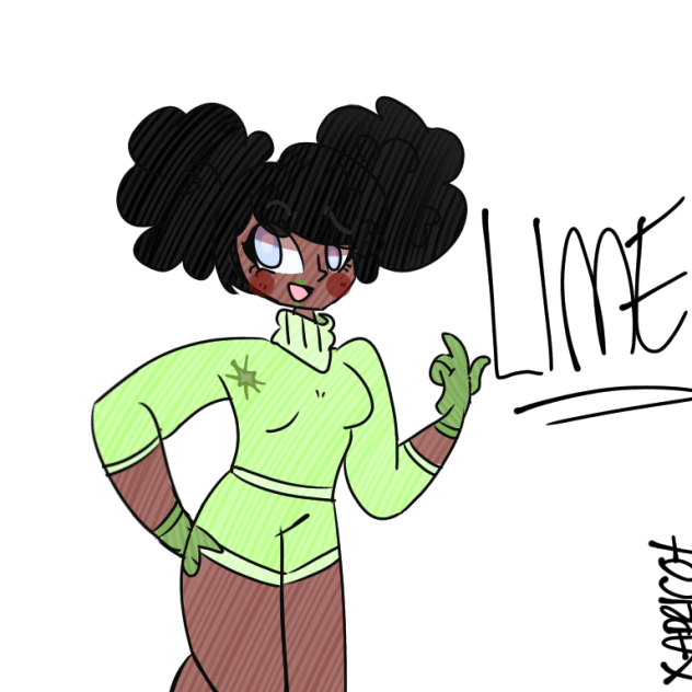 Lemon & Lime. Lime. Part 2 out of 2 - ibisPaint