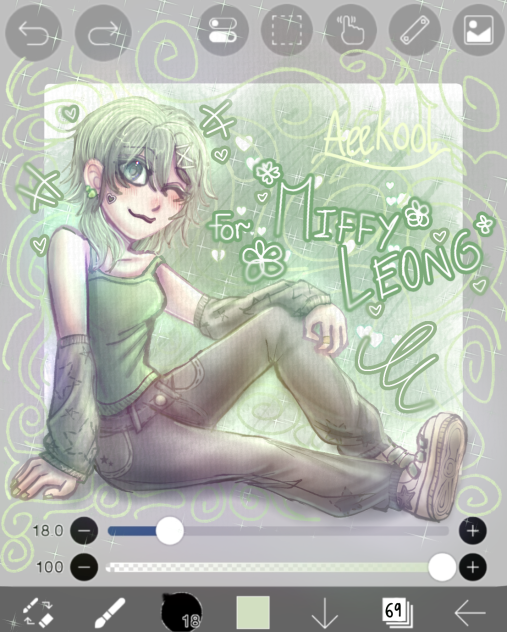 FA for miffy leong ♡°♡ - ibisPaint