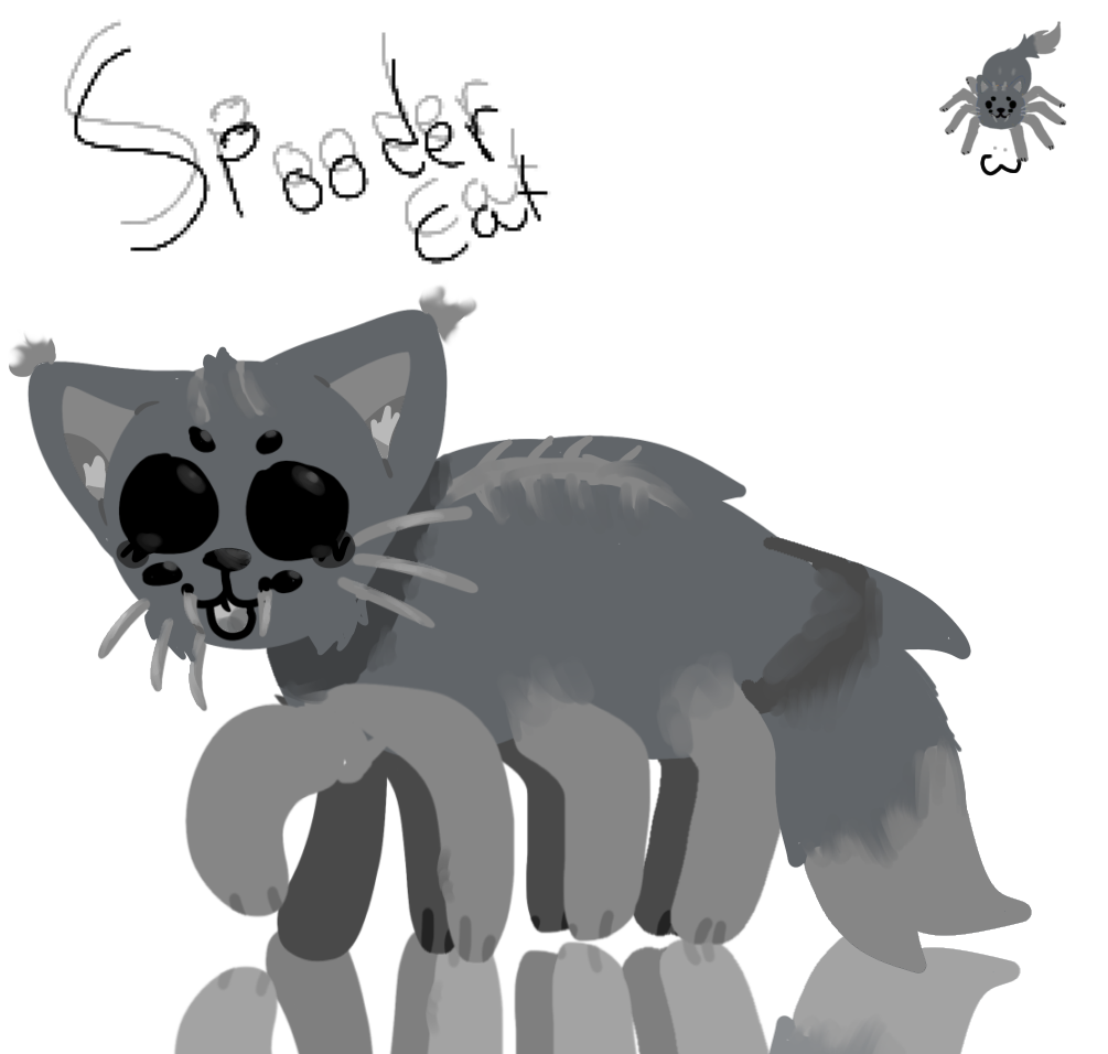 spooder cat!! ^w^ - ibisPaint