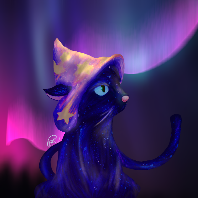 Galaxy cat - ibisPaint