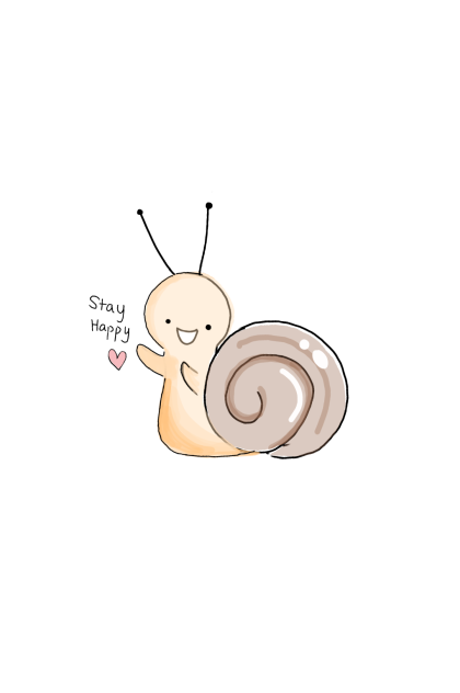 happy snail - ibisPaint
