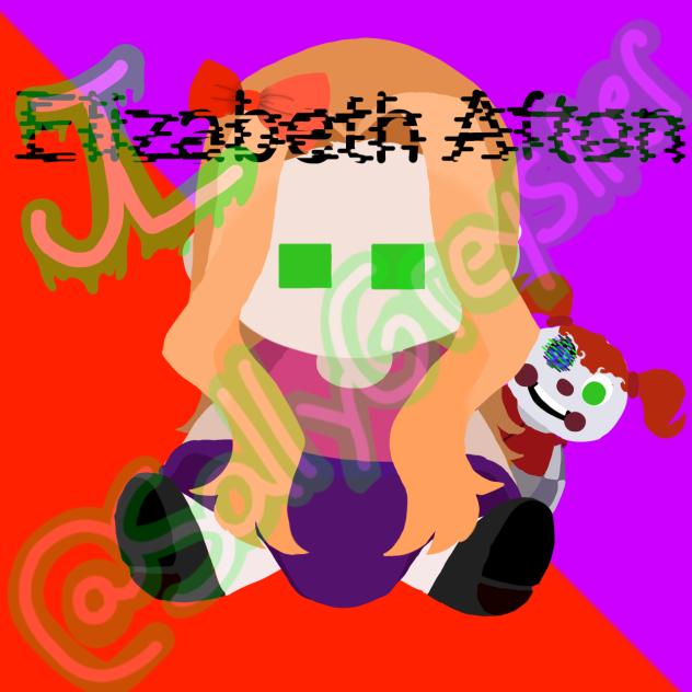 Elizabeth Afton as a stuffy - ibisPaint