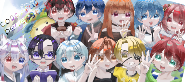 colorful peach 3th!! - ibisPaint