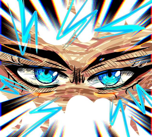 Angry eyes - ibisPaint