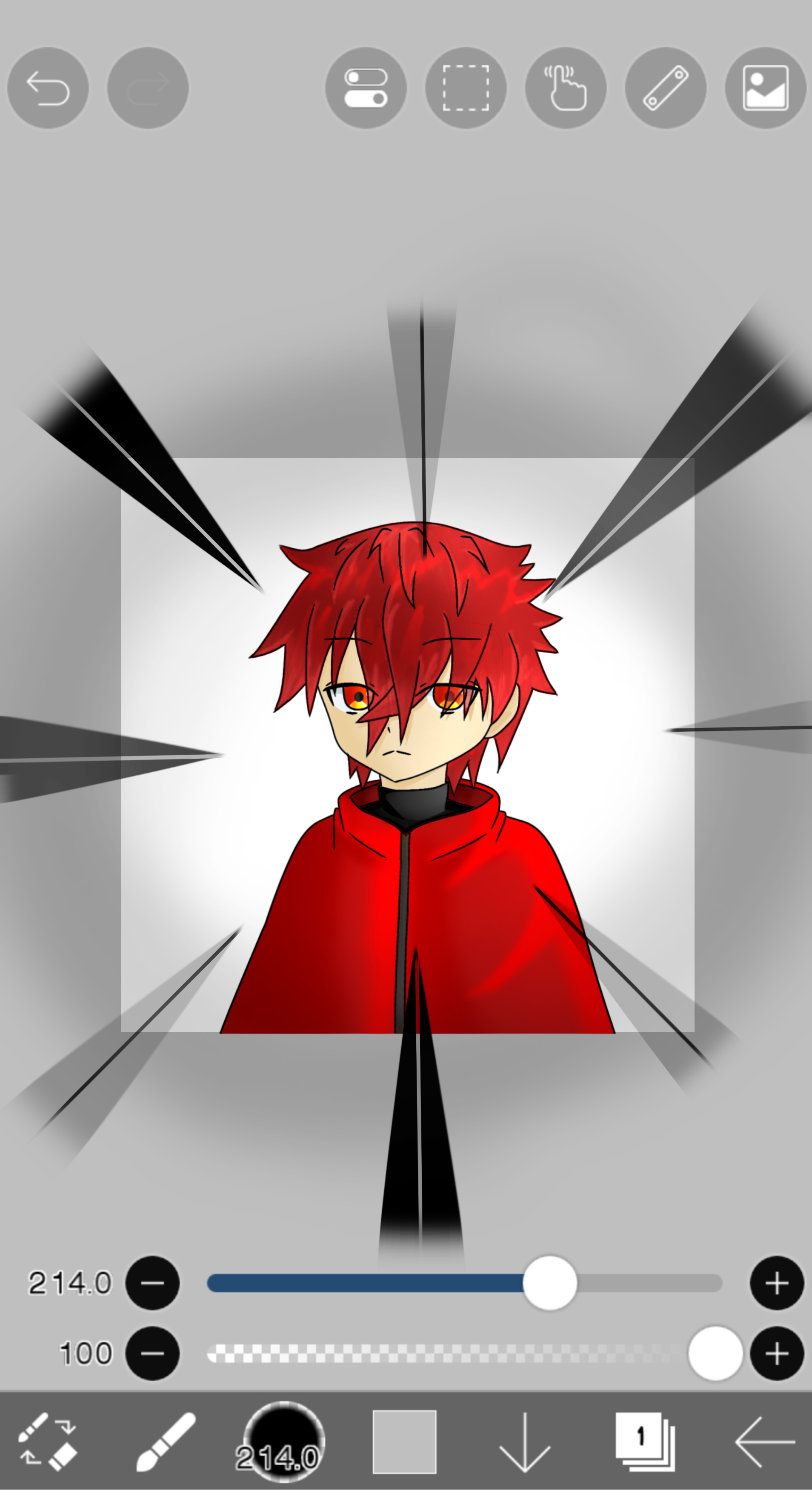 Karakter 2. b - ibisPaint