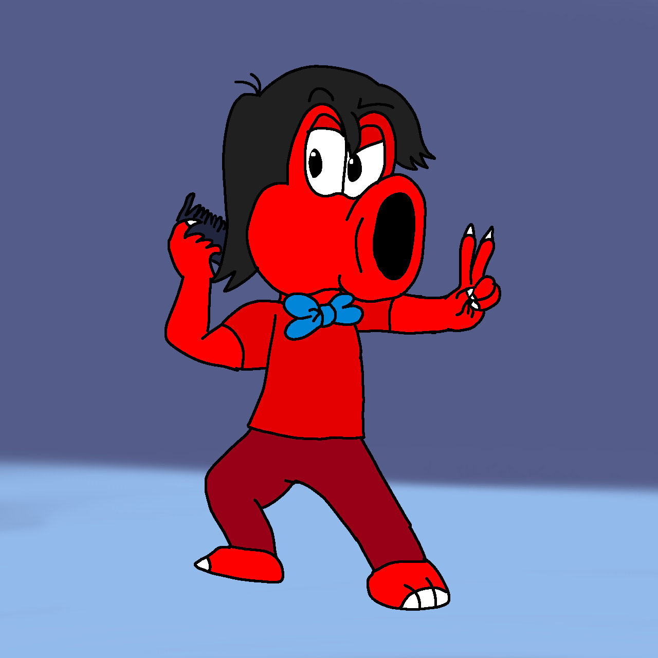 Johnny Bravo intro ref s2 to 3 - ibisPaint