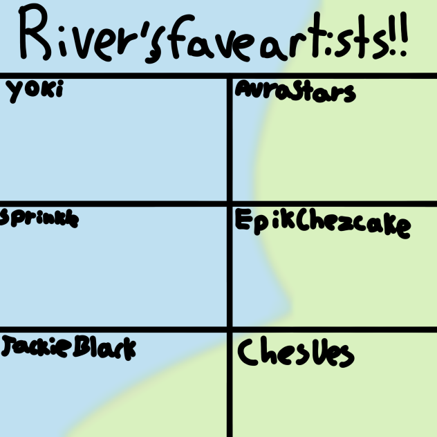 River's fave artists! - ibisPaint