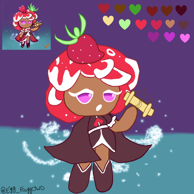 strawberry cookie🍓🍪 - ibisPaint