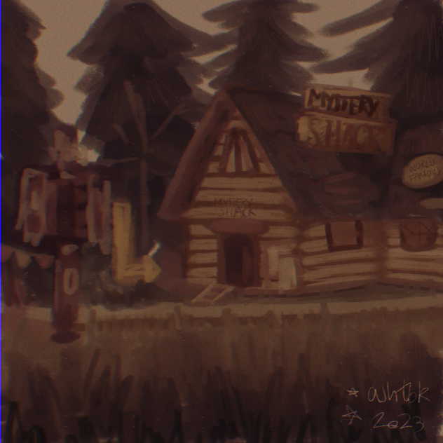 mystery shack - ibisPaint