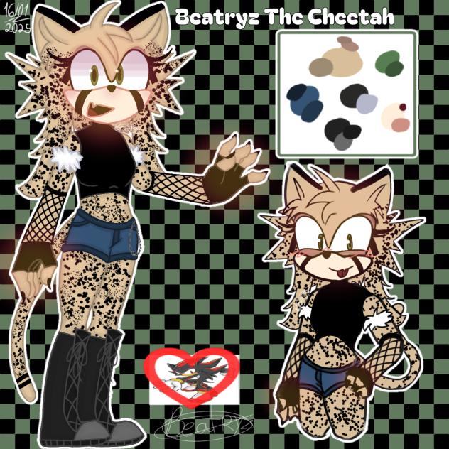 ★Beatryz The Cheetah!! My Sonic Oc🐆 - ibisPaint