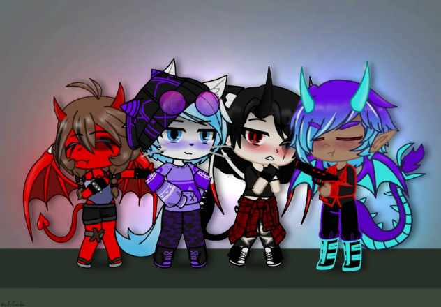 Our friendly family...In gacha... - ibisPaint