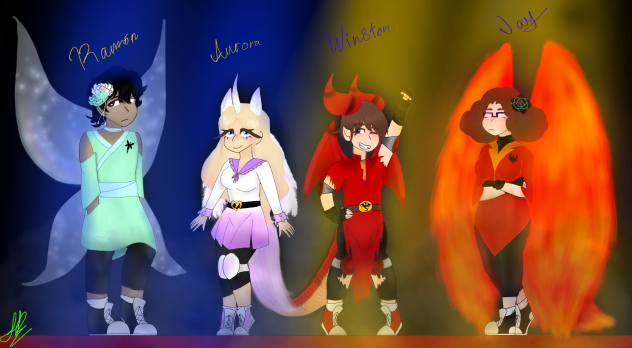 Mythical four - ibisPaint