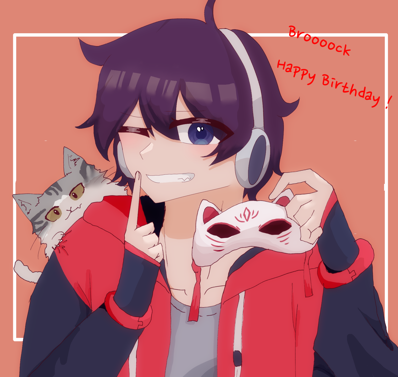 Broooock さんhappy birthday!! - ibisPaint