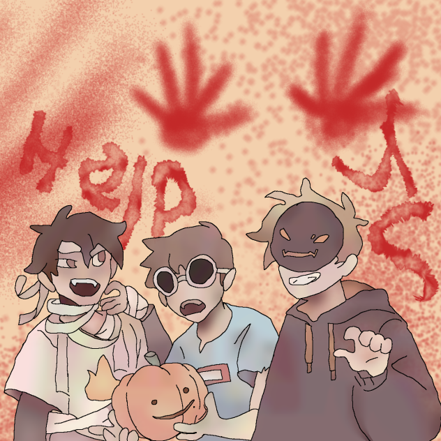 Halloween with the dream team - ibisPaint