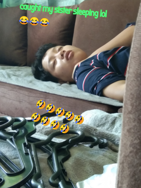 Caught my sister fall asleep lol - ibisPaint
