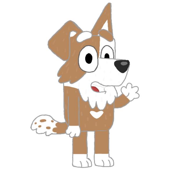 My first animation (Bluey) - ibisPaint