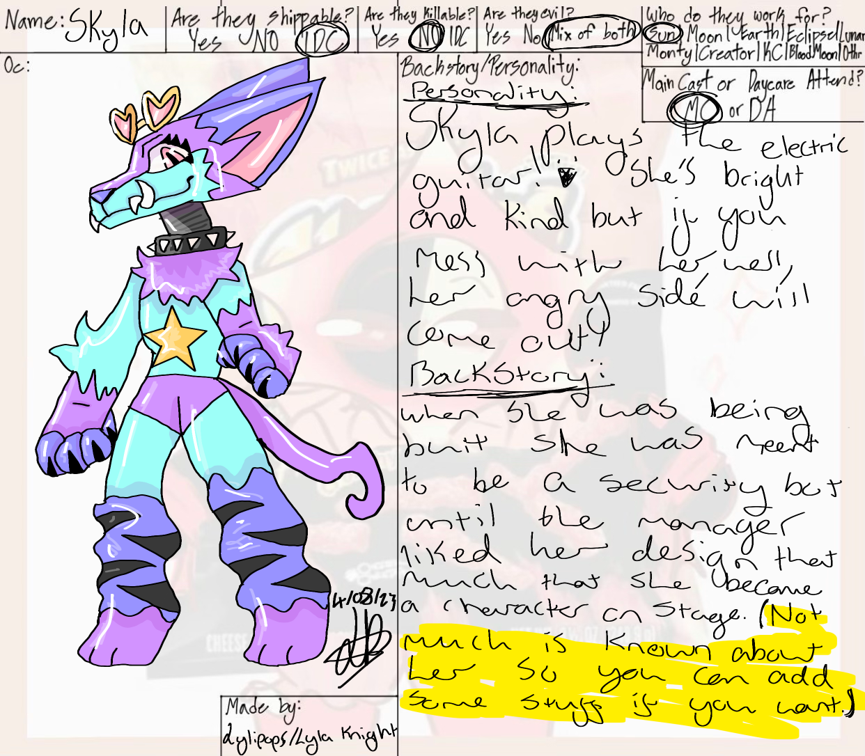 Oc for Unkown_Alien! - ibisPaint