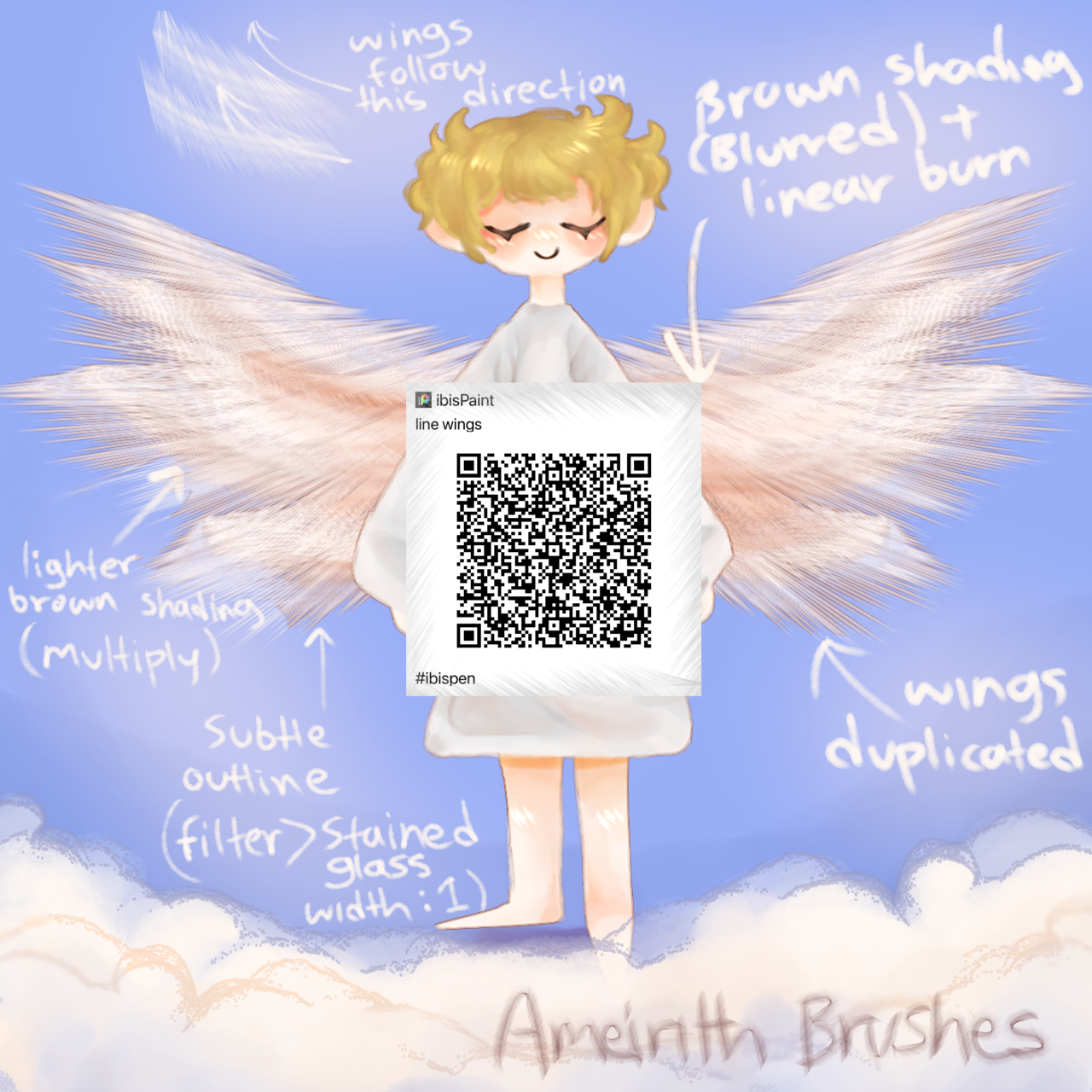 Line wings - ibisPaint