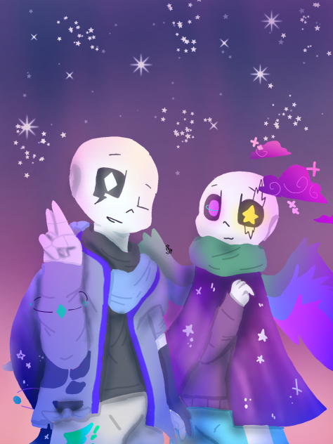 Sansu and Nebula - ibisPaint