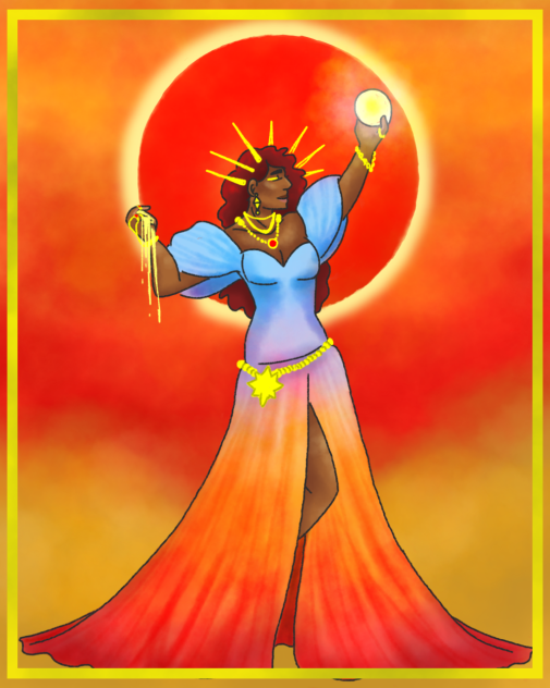Sun Goddess Buddy - ibisPaint