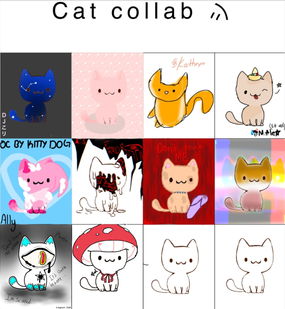 Cat collab - ibisPaint