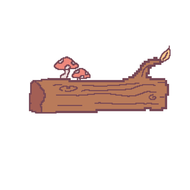 Dead tree Mushroom Pixel 1 - ibisPaint