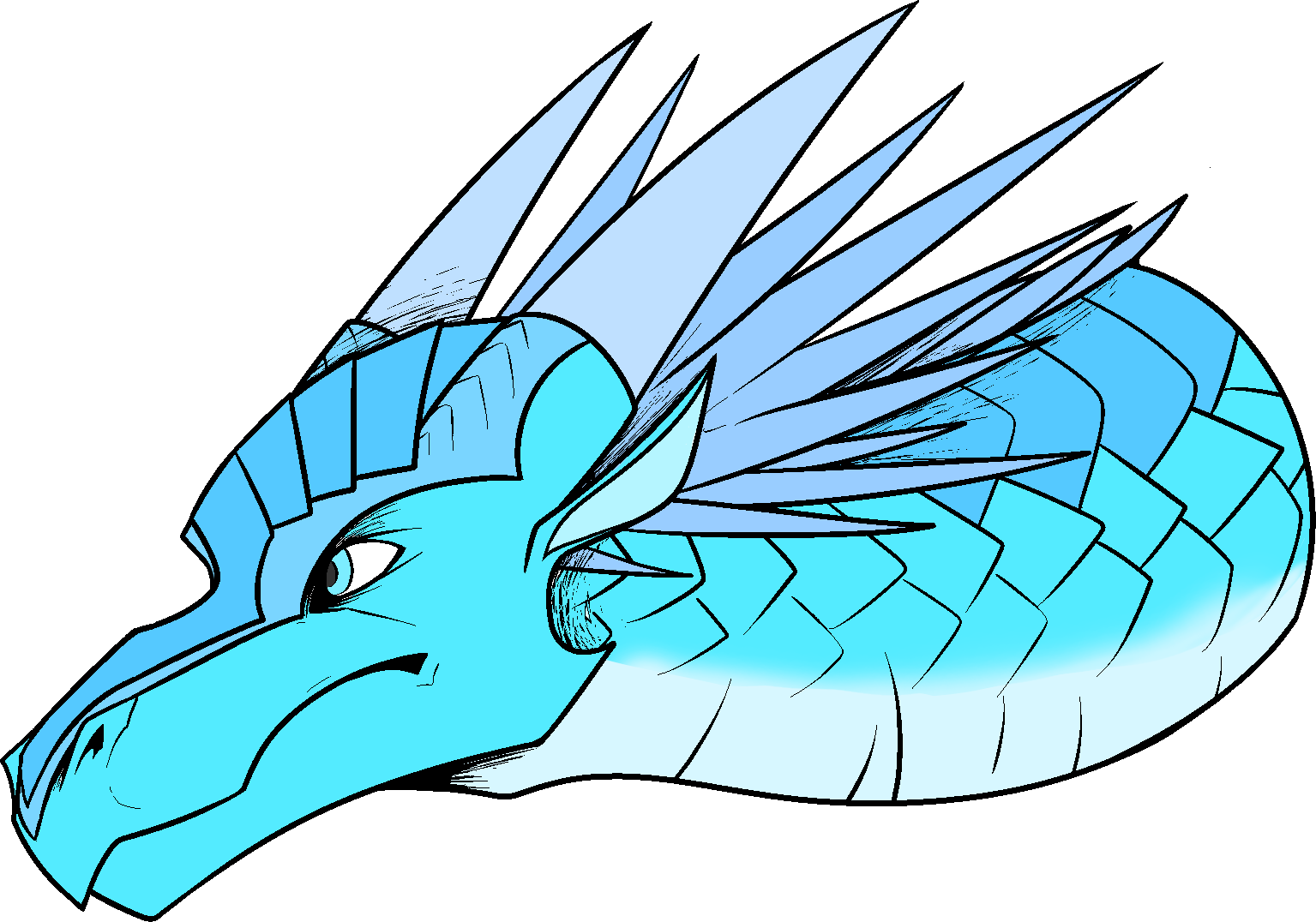 Lamp’s IceWing Headshot (PSD Version) - ibisPaint