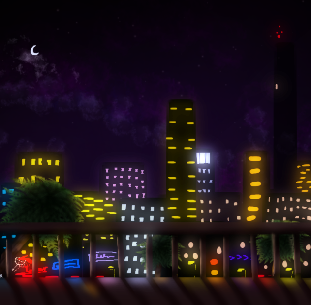 Nightlife In the City - ibisPaint