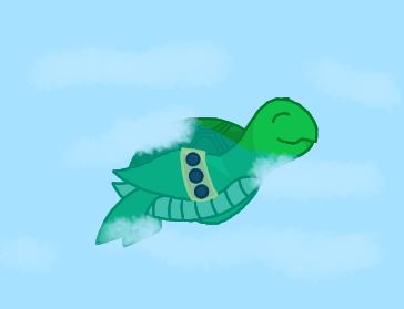 Turtle as a turtle. - ibisPaint