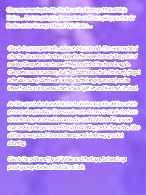 Cleopatra lore (TMNT) - ibisPaint