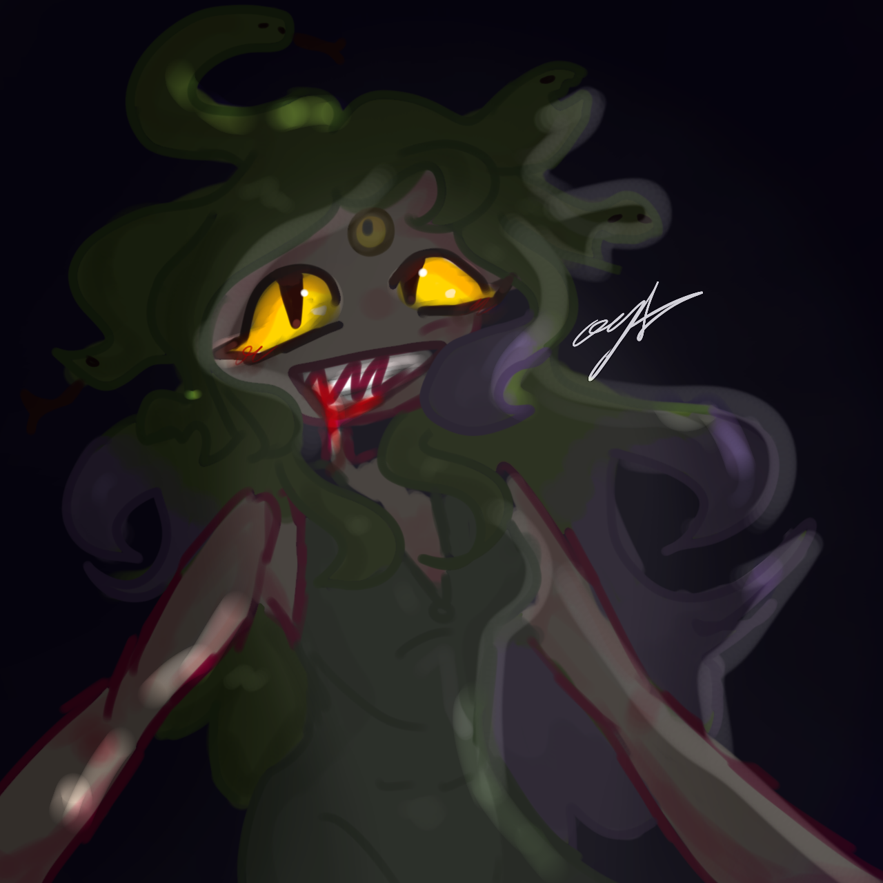Medusa🐍 - ibisPaint
