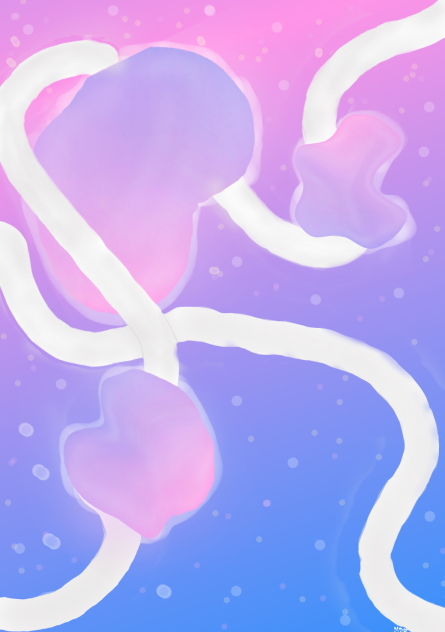 Pink Galaxy Tablet Background OvO - ibisPaint
