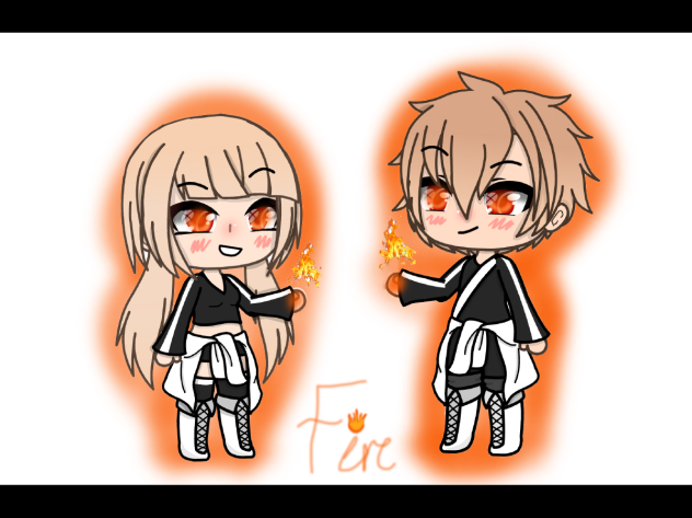 Fire siblings - ibisPaint
