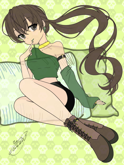 Kat skulls - ibisPaint