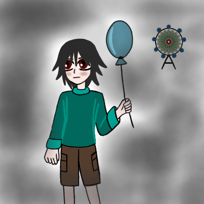 boy Who is lost in amusement park - ibisPaint