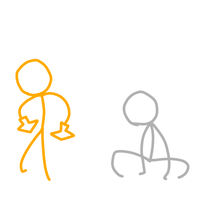 cursor stick vs gray stick - ibisPaint
