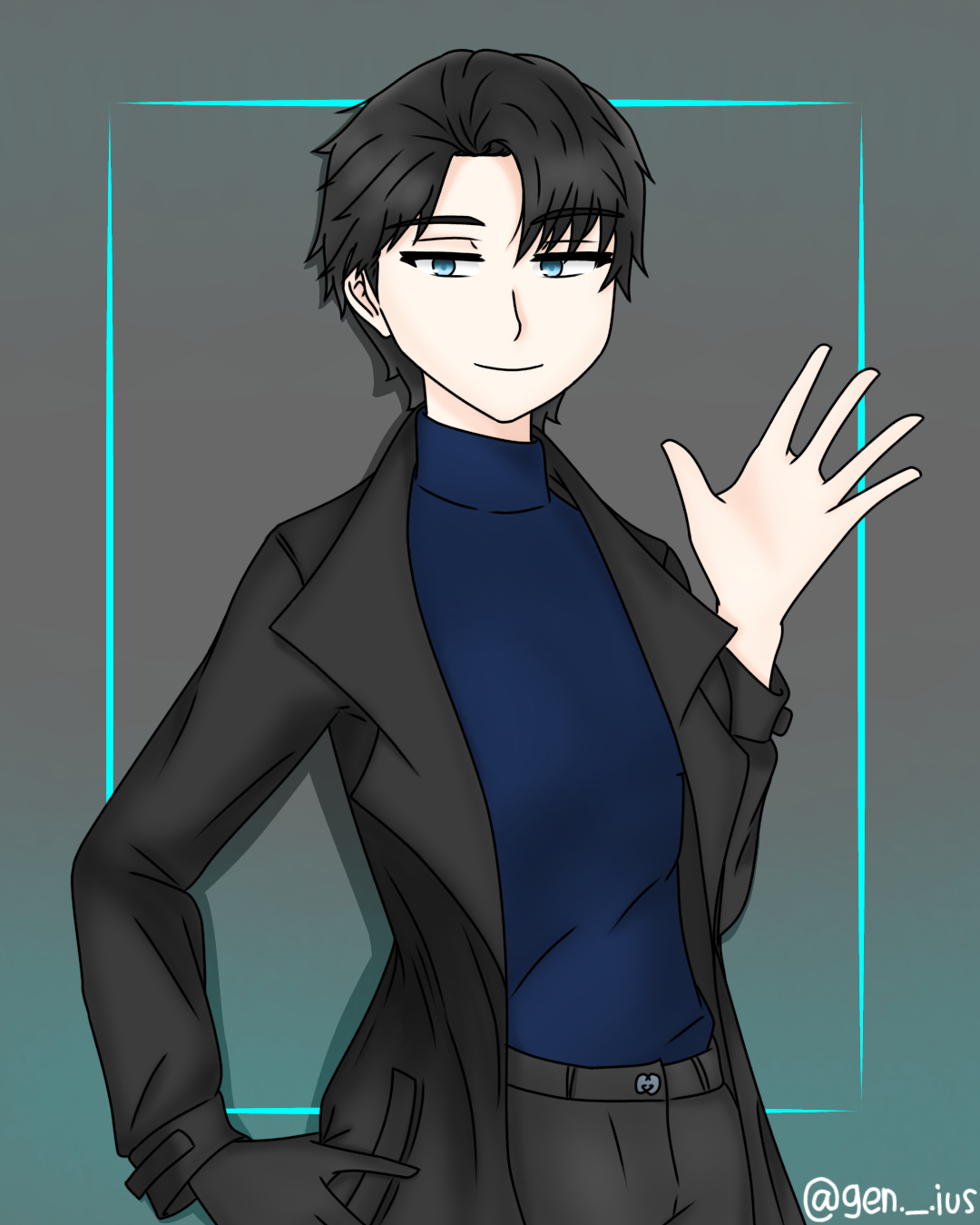 Oc Rani Alaska with short hair - ibisPaint