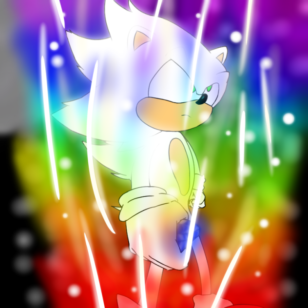 Tracing Hyper Sonic(Classic) - ibisPaint
