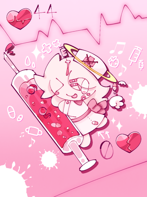 Pink pills and syringe!💖💊💉🩹 - ibisPaint