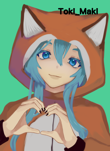 Miku Fox pj’s - ibisPaint