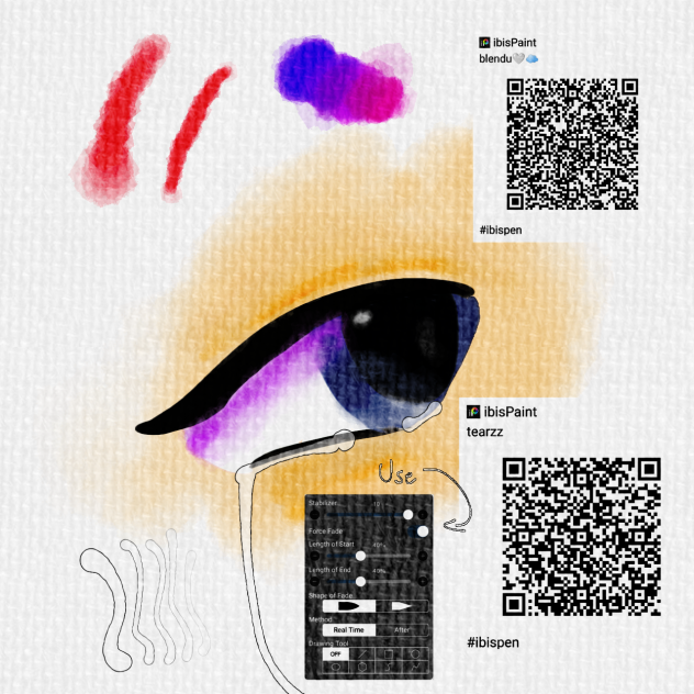 new brushes tears - ibisPaint