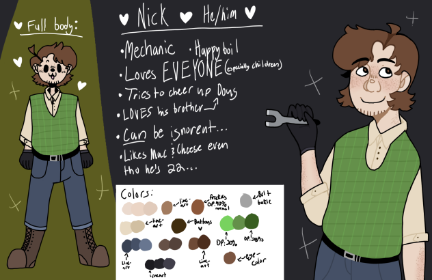 💚🤎 Nick Ref! 🤎💚 - ibisPaint