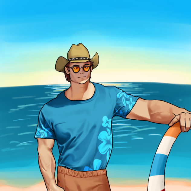 beach bro - ibisPaint