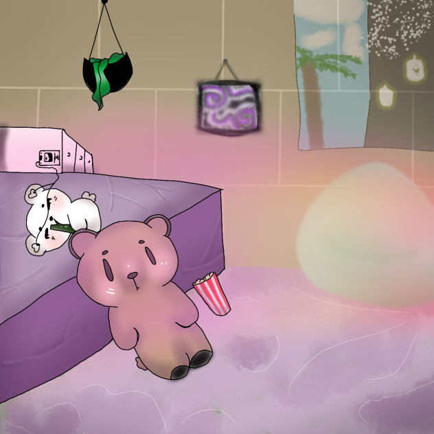 movie night w bears - ibisPaint
