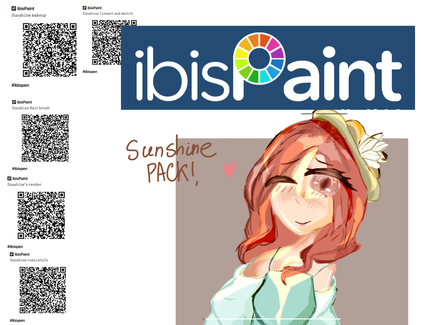 Sunshine pack BRUSHES - ibisPaint