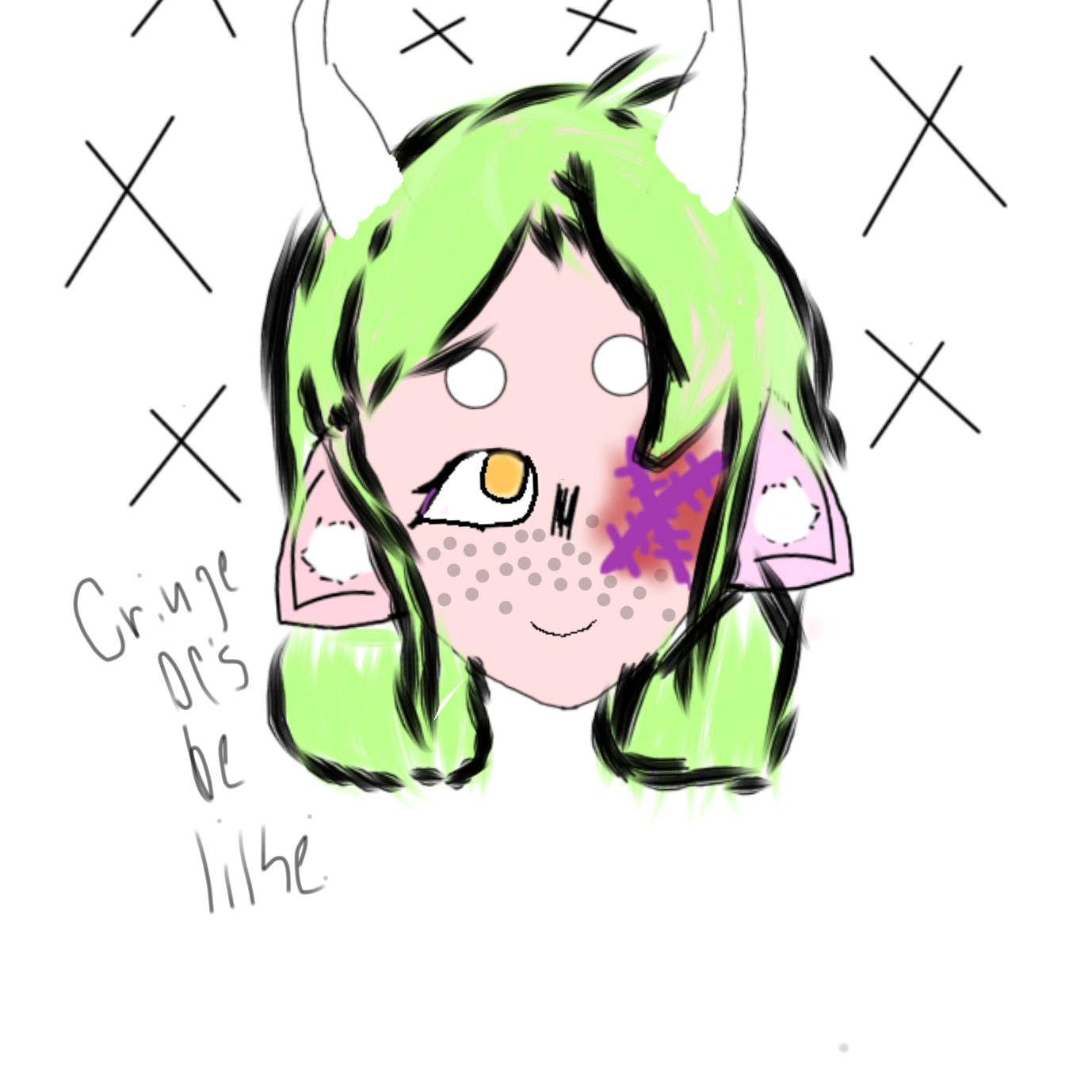 Cringe oc be like - ibisPaint