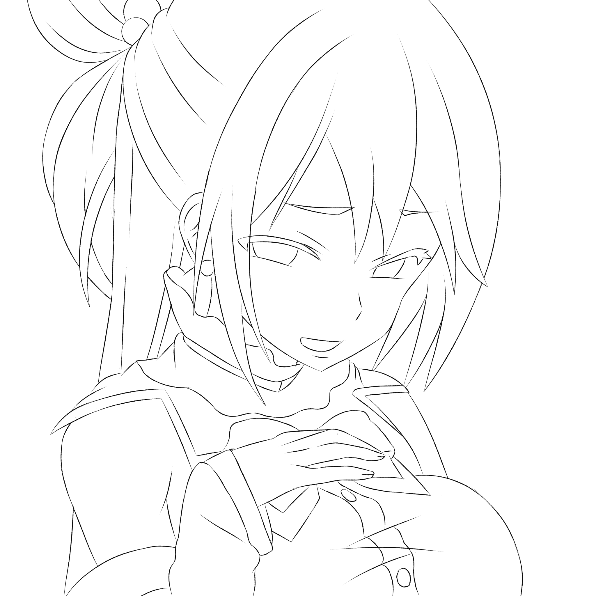 aqua konosuba - ibisPaint